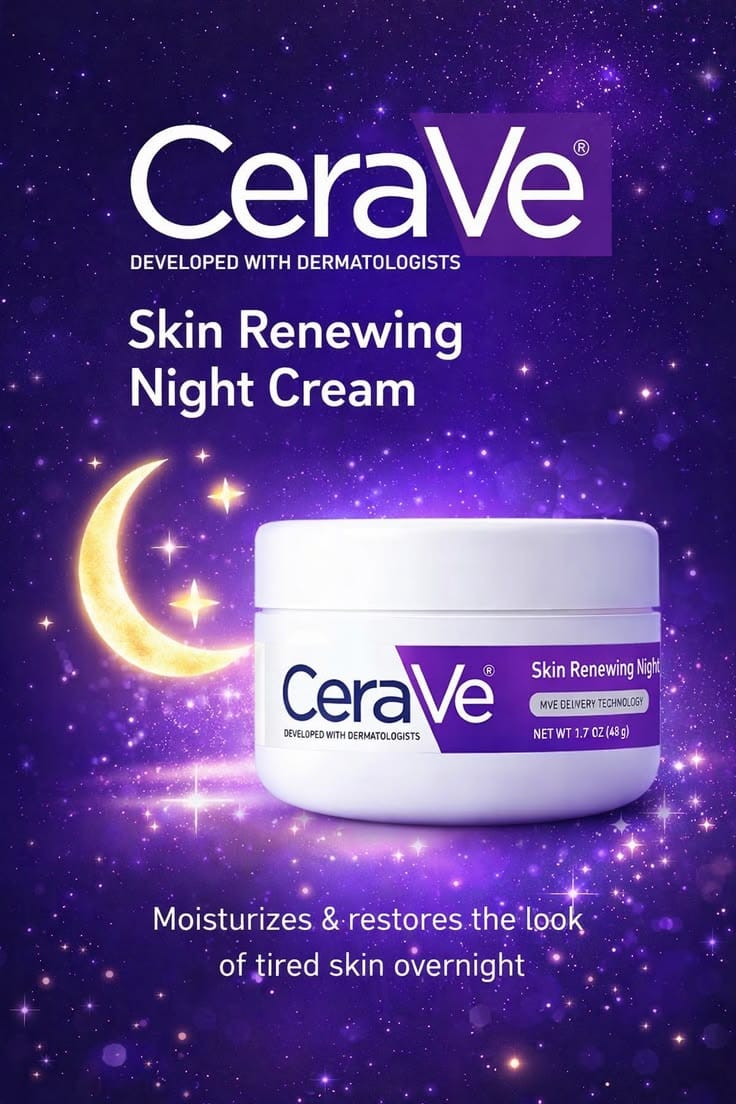 CeraVe Skin Renewing Night Cream Review Before and After: Real Results ...